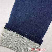 China 4oz Cotton Stretch Soft Dark Blue Heavy Denim Fabric For Winter for sale