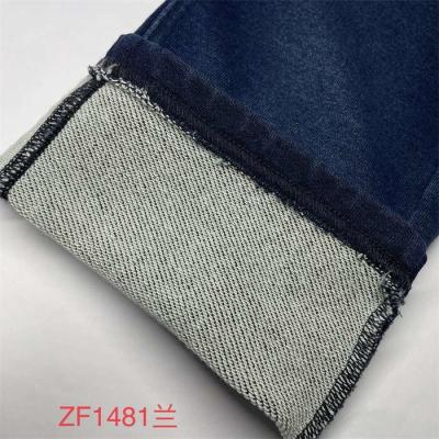 China 4oz Cotton Stretch Soft Dark Blue Heavy Denim Fabric For Winter for sale