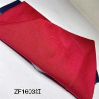 China 175cm Lightweight Red Denim Look Cotton Fabric Denim Fabric Stretch For Summer for sale