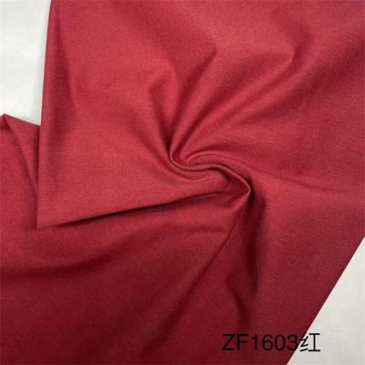 China 175cm Lightweight Red Denim Look Cotton Fabric Denim Fabric Stretch For Summer for sale