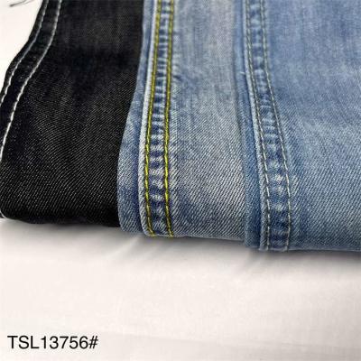 China Lightweight Lyocell Jeans Cotton Polyester Spandex Denim Fabric For Shirt Dress for sale