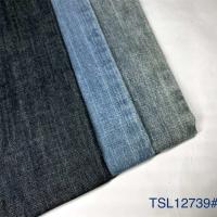 China Thick 100% Cotton With Cross Slub Denim Fabric For Jeans 21s Combed Yarn for sale