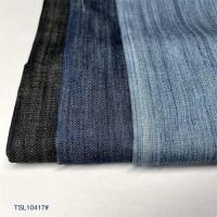 China 100% Cotton Blue Jeans Fabric Lightweight Denim Fabric By The Yard 6 Oz 203 Gsm for sale