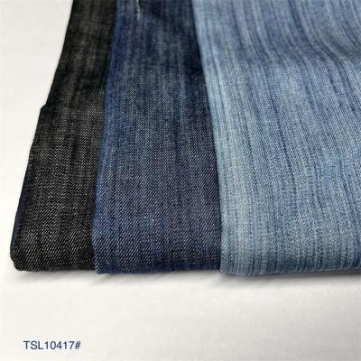 China 100% Cotton Blue Jeans Fabric Lightweight Denim Fabric By The Yard 6 Oz 203 Gsm for sale