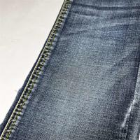 China High Elastic Shrink Resistant Dark Indigo Slub Denim Fabric For Jeans 7.3 Oz for sale