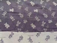 China 100% Cotton Printed Denim Fabric 7 Oz Shrink Resistant for sale