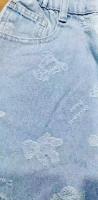 China 100% Cotton Printed Denim Fabric 7 Oz Shrink Resistant for sale