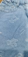 China 100% Cotton Printed Denim Fabric 7 Oz Shrink Resistant for sale
