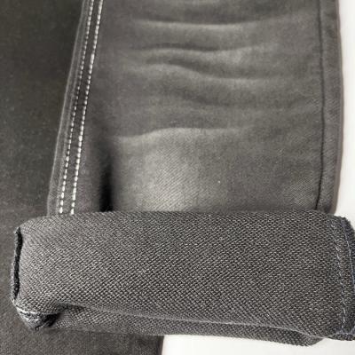 China Sulfur Knitted RFD Colored Denim Material Rigid Denim Fabric Siro Spinning Dyeing for sale