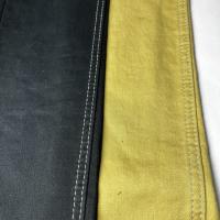 China 300Gsm RFD Dark Brown Denim Fabric Light Blue Jeans Fabric Cotton Poly for sale