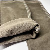 China OEM Brown Coloured Stretch RFD Denim Fabric Material for sale