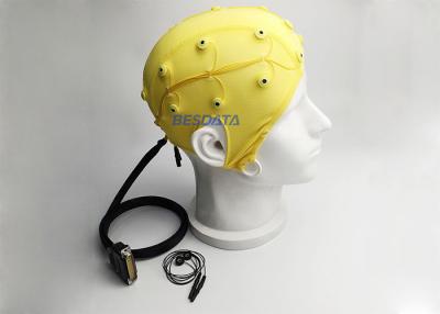 China Easy Wash Medical EEG Cap Electrodes , 19 Channel EEG Cap Breathable for sale