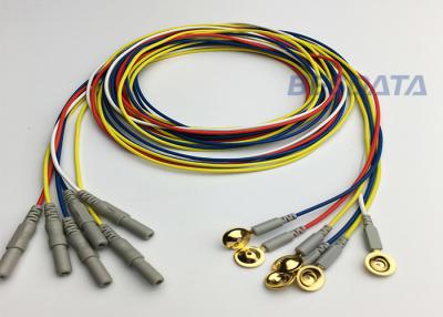 China Clinical EEG Measurement EEG Disc Electrodes Multi Color OEM / ODM Acceptable for sale