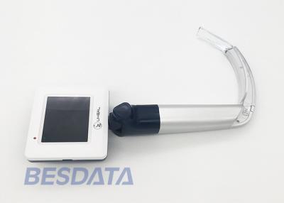 China 316 Medical Stainless Steel Anesthesia Video Laryngoscope With 2.5'' Color LCD Led Light 360 for sale