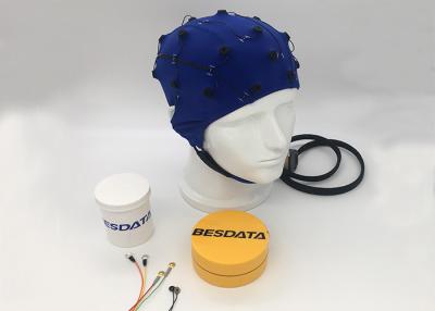 China High Density EEG Electrode Cap Breathable , Medical Wireless Eeg Electrodes Multi Color for sale
