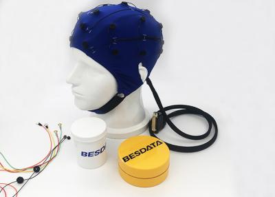 China 32 Channel EEG Electrode Cap Compatible With CONTEC KT88-3200 Digital Mapping Device for sale