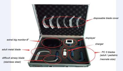 China Single use Medical Handheld Video Laryngoscope With  Intubation Camera for sale