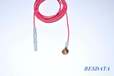 China Gold Plated EEG Cup Electrodes Coated Gold Electrodes For Medical for sale