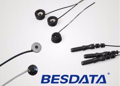 China EEG Electroencephalogram sintered ag agcl electrodes Din 1.5 Grey Cable for sale