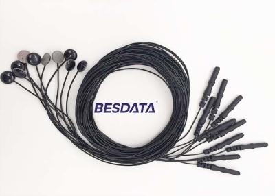 China Sintered Silver Silver Chloride EEG Wired Electrode Biopotential EEG Skin Electrodes for sale