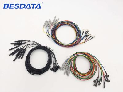 China Conductive Sintered Ag - AgCl Electrode With 1.5m leadwire Low Profile for sale