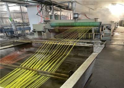 China Turf Yarn 43mm 38mm Artificial Grass Making Machine PE PP PA Material for sale