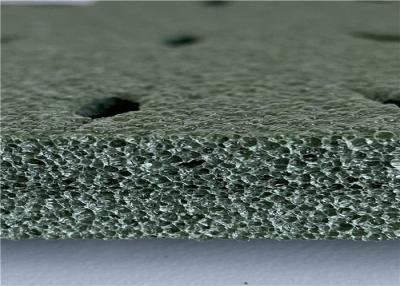 China Foam Artificial Grass Shock Pad Underlay Anti Static Diamond Shaped Rubber Resin Mixed for sale
