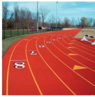China Recycled Prefabricated Synthetic Rubber Running Track Epdm Running Track for sale