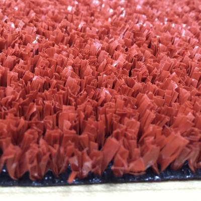 China Eco Friendly Polyethylene Artificial Turf Grass Running Track Tate Yarn 6600d 6 Straight for sale