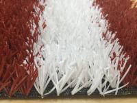 China 10x10 10 X 20 Colored Artificial Turf Grass Running Track 50mm 20mm Red White for sale