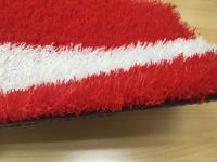 China Coloured 11000d 35mm Fake Grass Football Field For Gym No filled for sale