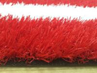 China Coloured 11000d 35mm Fake Grass Football Field For Gym No filled for sale