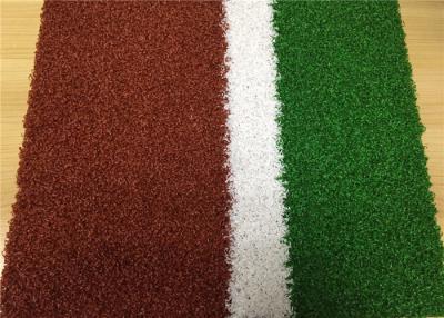 China 20mm Swimming Pool Hockey Artificial Grass Three Mix Colors Curly Tate Yarn for sale