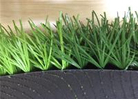 China Soccer artificial grass,stadium football field in school artificial turf 50mm,flat shape with stem,light and dark green for sale