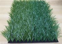 China soccer artificial grass,  school soccer field artificial turf 50mm,field and dark green c shape with stem for sale