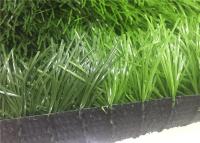 China Soccer artificial grass,  stadium football field  artificial turf 60mm stratight with flat yarn shape,good drainage for sale