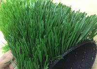 China soccer artificial grass,   football field  artificial turf 50mm apple and dark green,s shape with stem for sale
