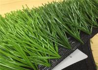 China Outdoor Synthetic Turf Grass Football Field With Stem 8 Straight Fibers 10500 Density for sale