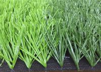 China Outdoor Synthetic Turf Grass Football Field With Stem 8 Straight Fibers 10500 Density for sale