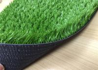 China landscaping artificial turf,playground leisure area, wide net yarn with curly yarn.2 colors,field green for sale