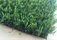 China 12x12 10x10 30mm 40mm Fake Grass For Playground Non Filled  Leisure Area Olive Green S Shape for sale