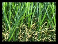 China PE PP Landscaping Artificial Grass For Wall Decoration Outdoor Balcony  straight curly yarn for sale