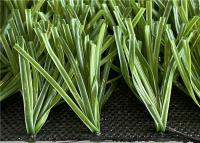 China 50mm  Synthetic Artificial Turf Grass For Sports Soccer Field Two Green PU Back for sale