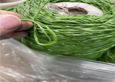 China Curly 8800d Artificial Grass Yarn Light Green With Stem for sale