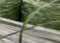China Olive Green C Shape artificial turf yarn 8800d artificial filament yarn With Stem for sale