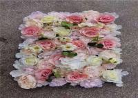 China Rose Artificial Green Panels Artificial Garden Wall Panels Fake Garden Wall Covering for sale
