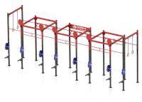 China Free Standing Outdoor Fitness Rigs Pro Cross Training Rigs Wall Mounted Squat Rig for sale