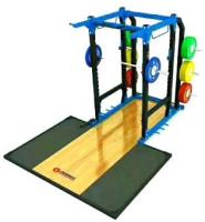 China GYM Pro Fitness Squat Rack With Multi Grip Bar Lifting Platform Tube 75x75x3mm for sale