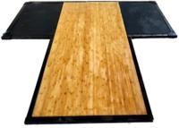 China Outdoor Fitness Rigs Weightlifting Platform Rubber No Debirs for sale