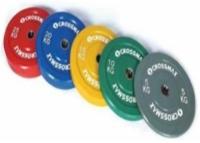 China Eco Fitness Rigs Training Weight Bumper Plates 450 Width 25 Virgin Rubber for sale